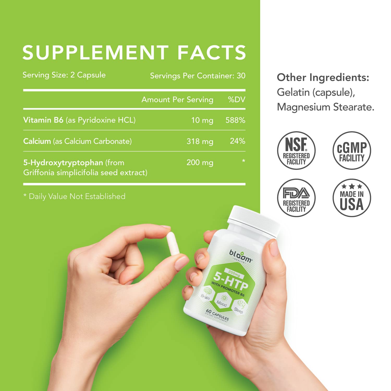 Blended vitamin for emotional balance