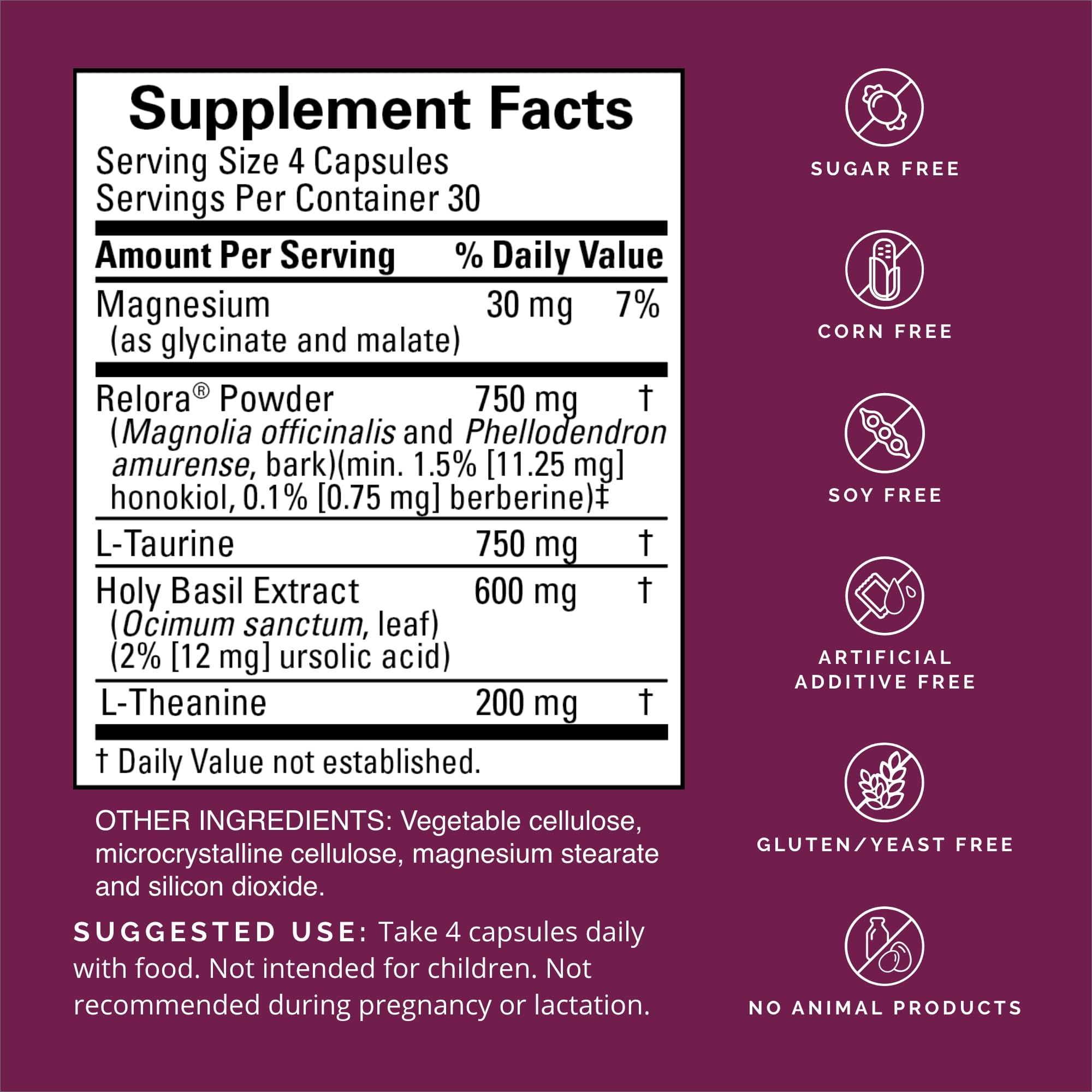 blended vitamin for relaxation