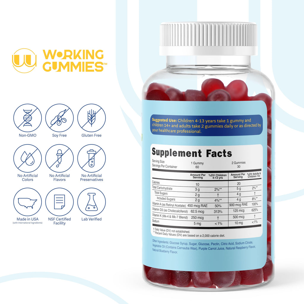 blended vitamin gummies for families