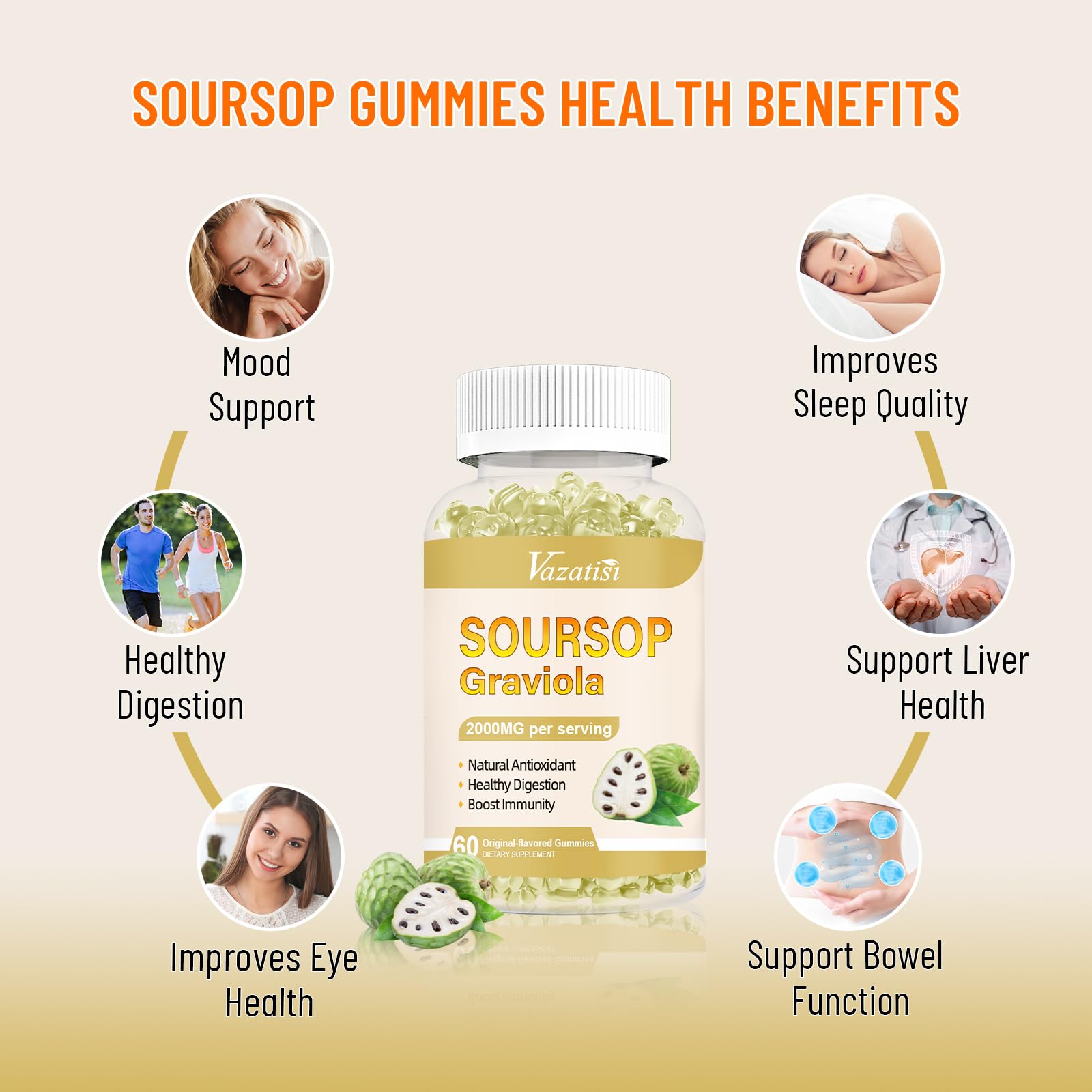 blended vitamin gummies for health