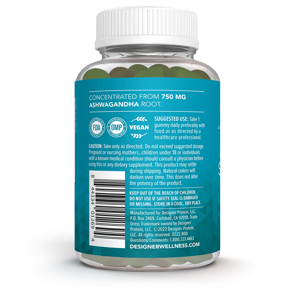 Blended vitamin gummies for stress management