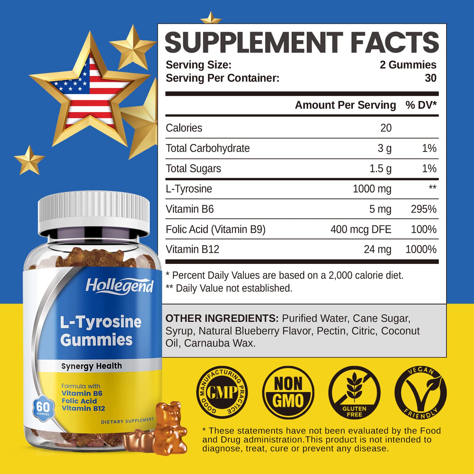 blended vitamin gummies for stress relief