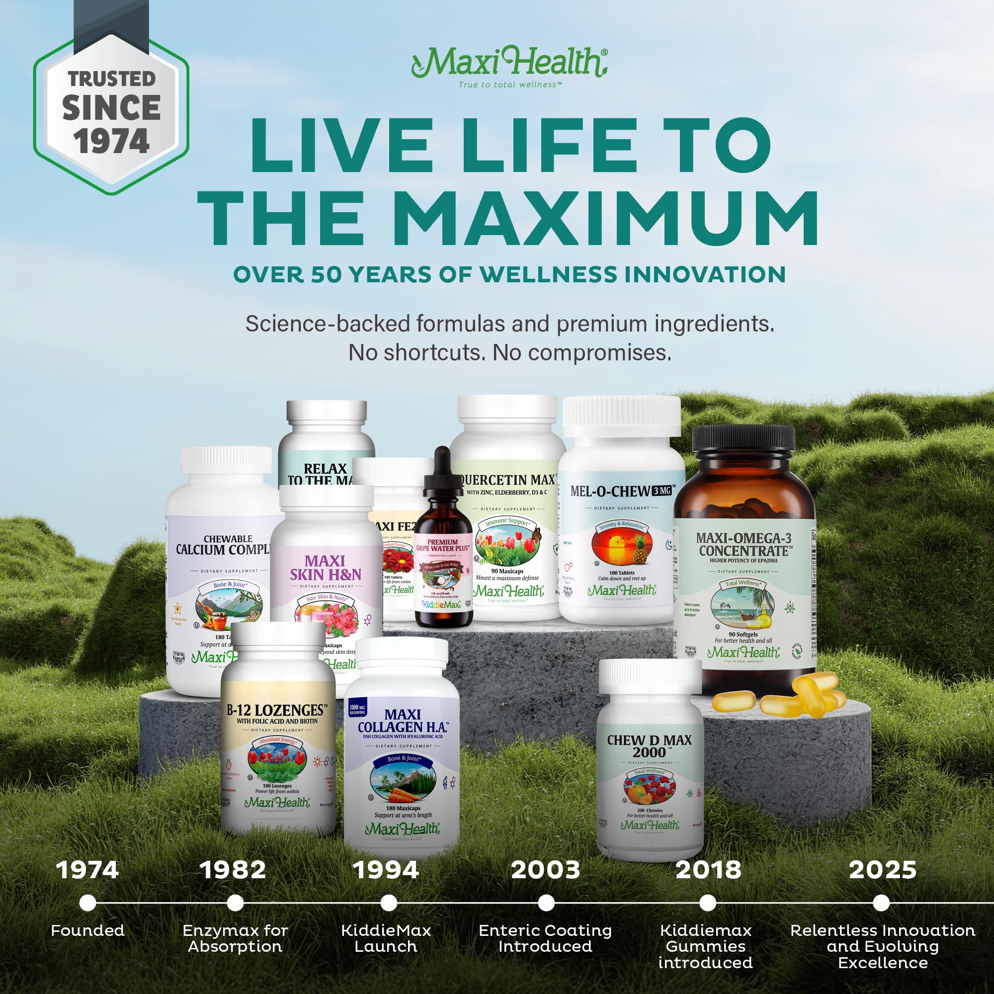 blended vitamin & mineral capsules for convenience