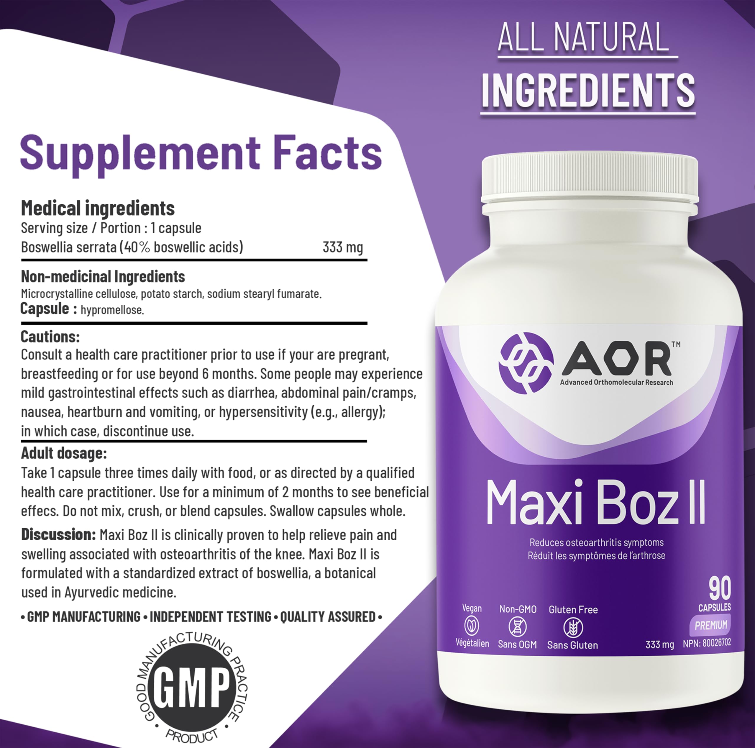 Blended vitamin & mineral capsules for energy