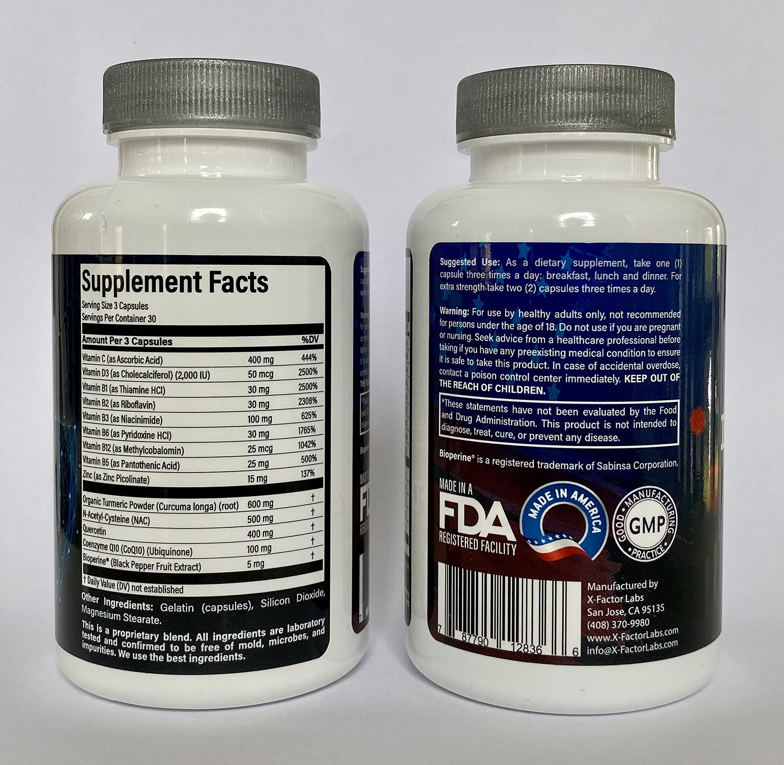 blended vitamin & mineral capsules for vitality