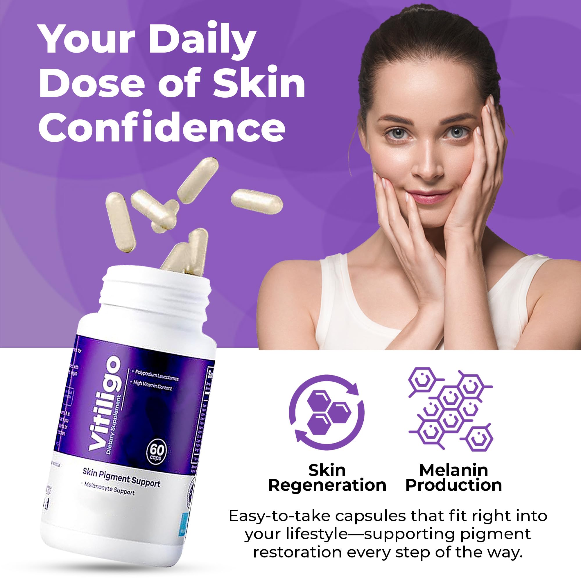blended vitamin mineral capsules for vitiligo