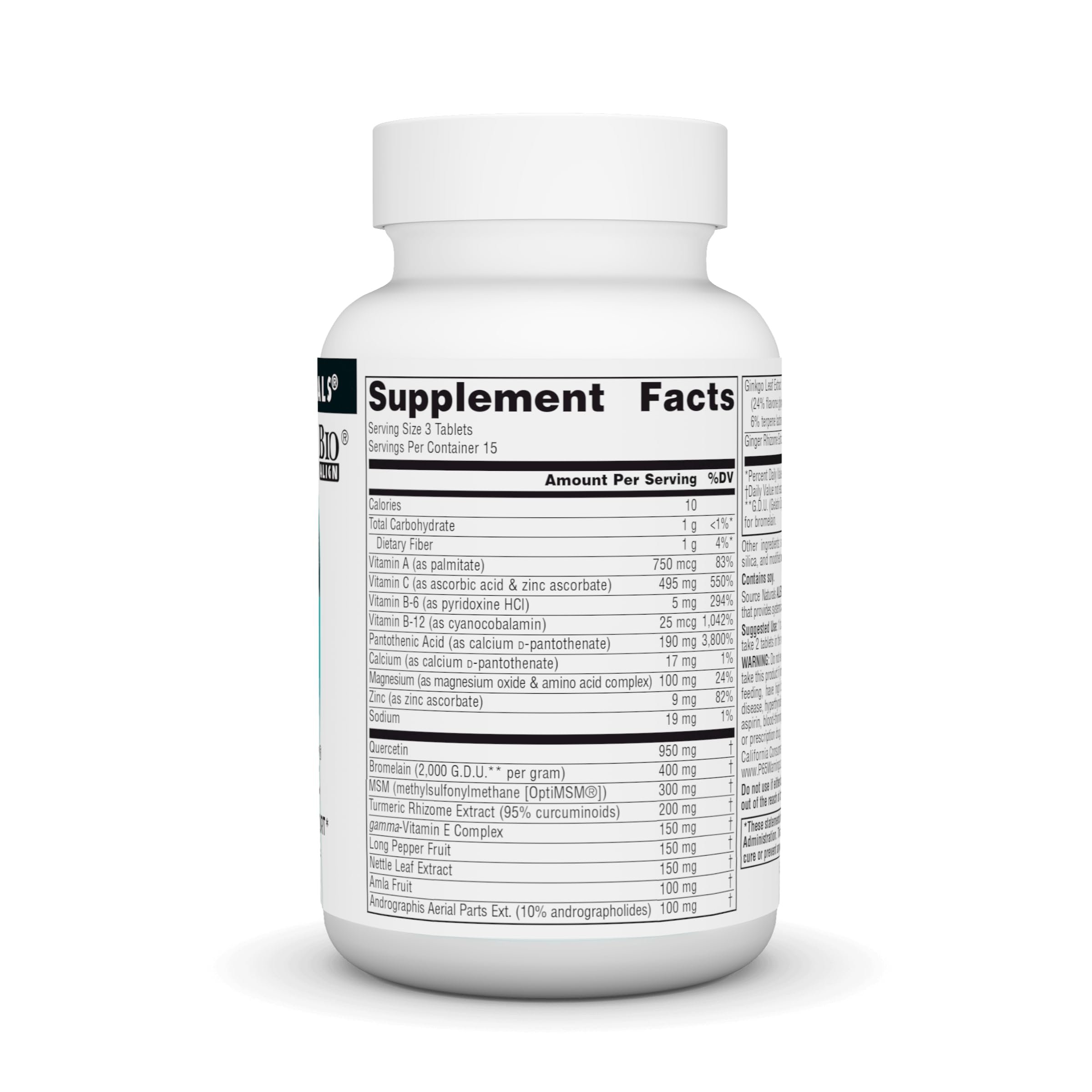 blended vitamin & mineral immune boosters
