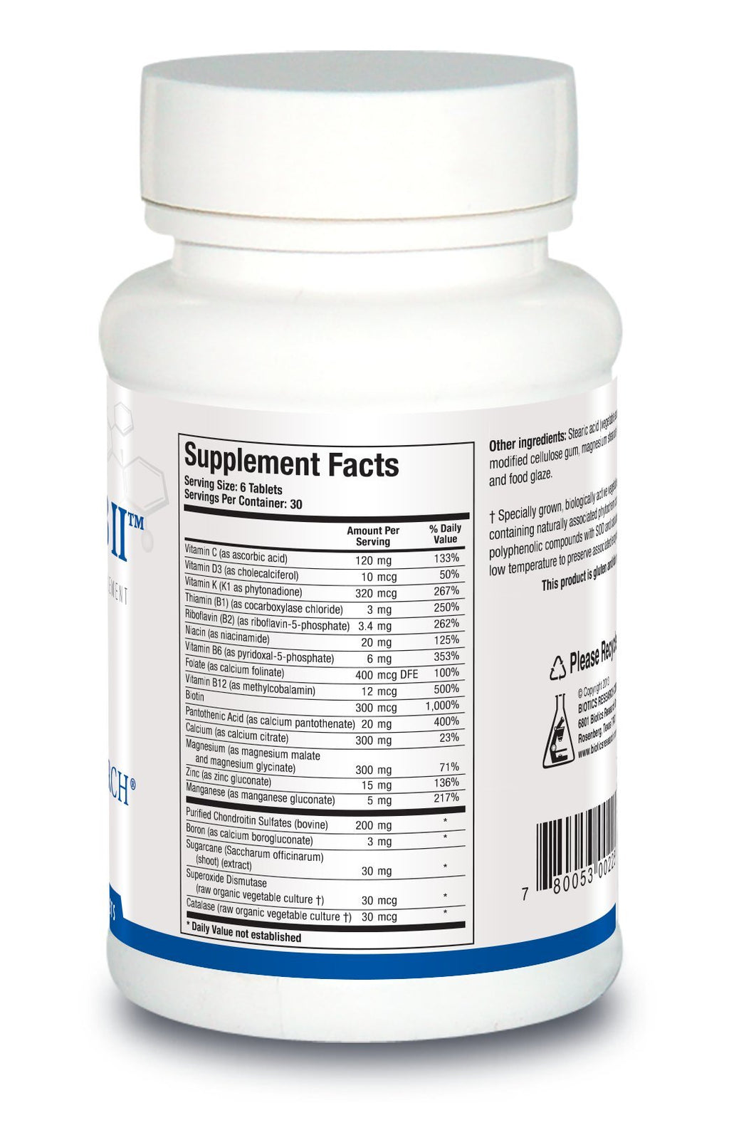 blended vitamin mineral supplements Canada