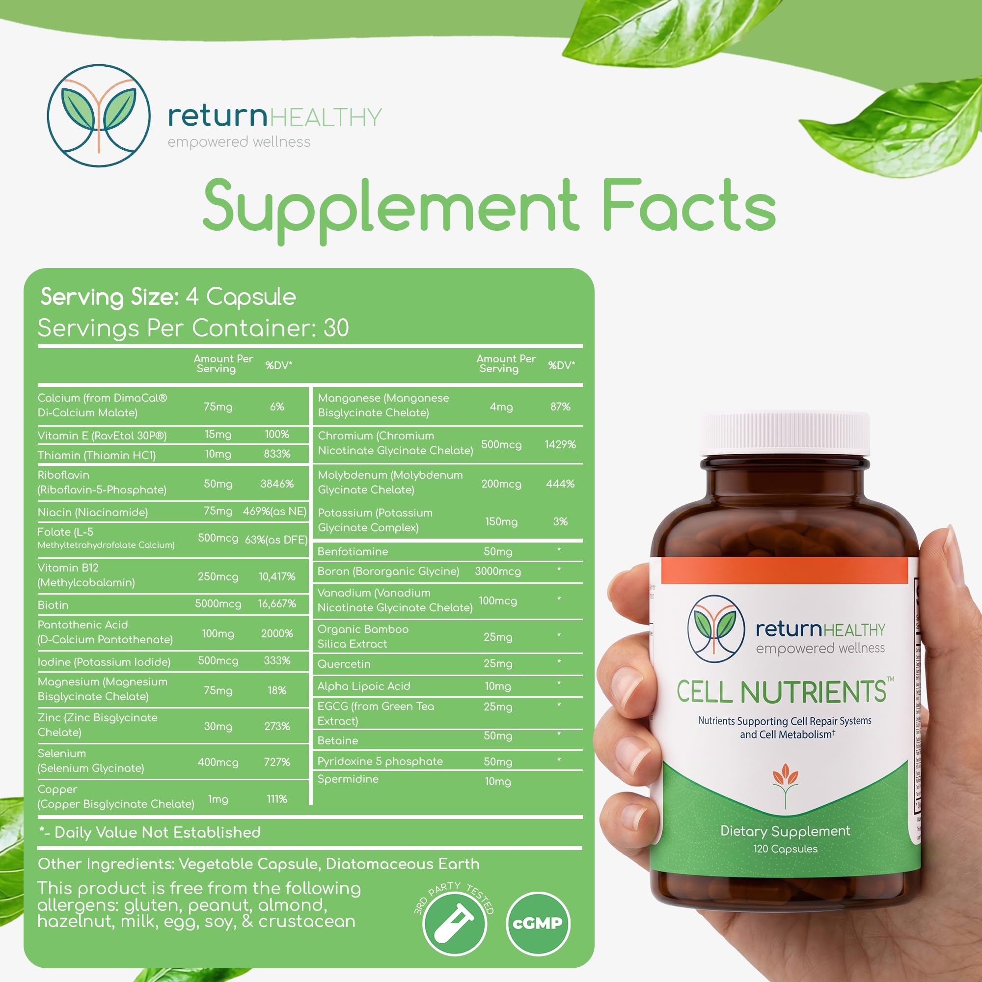 blended vitamin & mineral supplements for active lifestyles