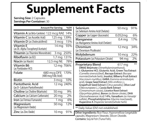 blended vitamin & mineral supplements for adults
