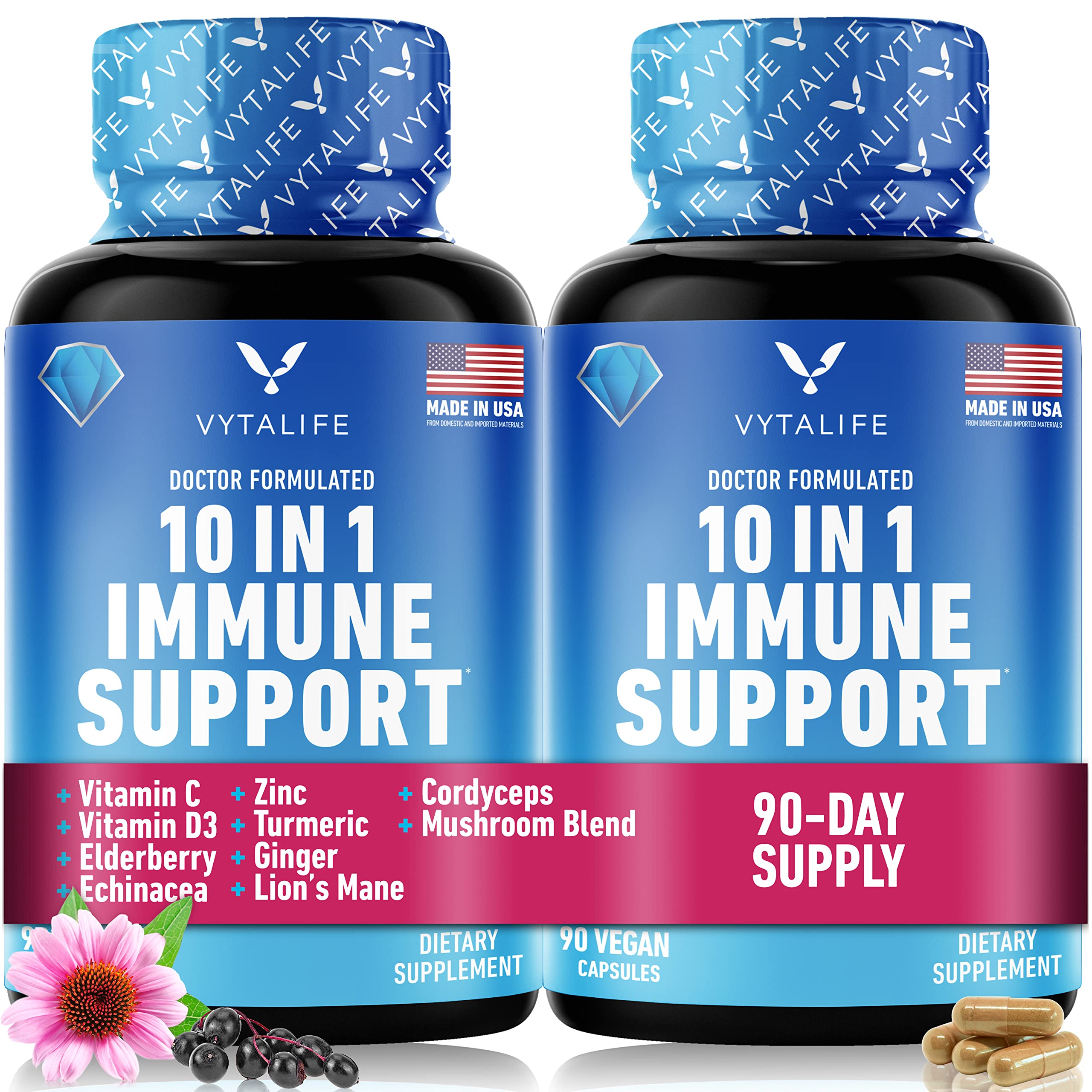 Blended vitamin mineral supplements for adults