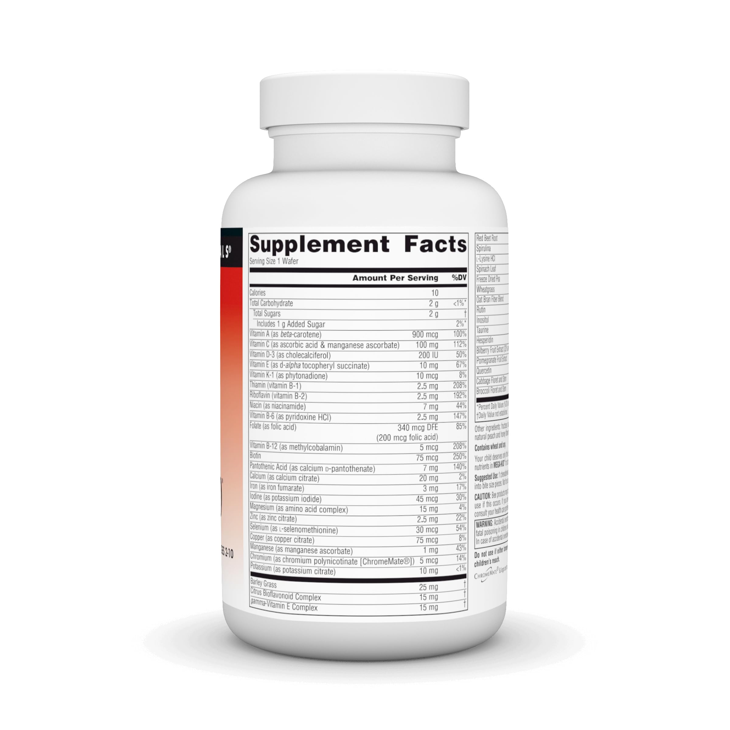 blended vitamin & mineral supplements for ages 2-10