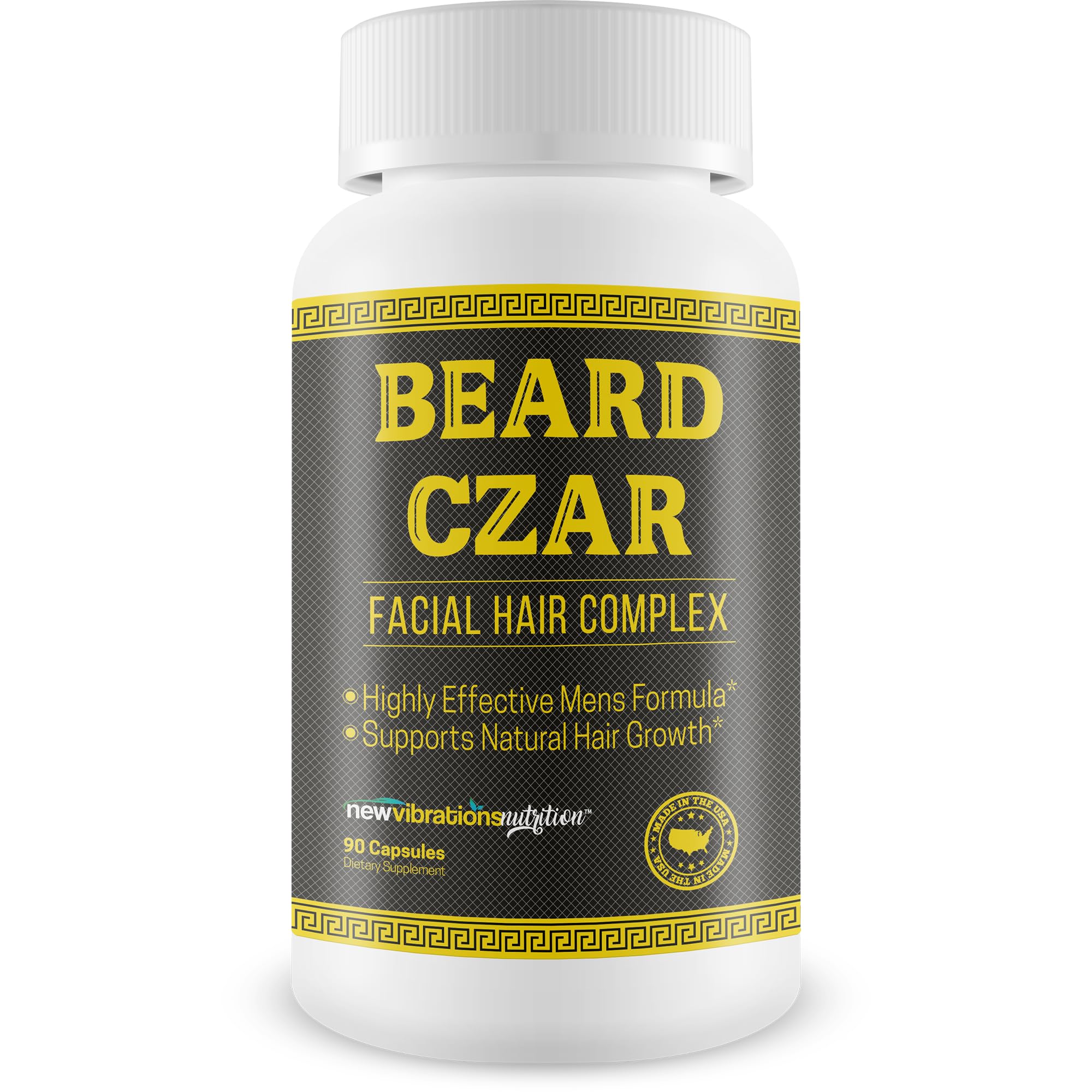 blended vitamin & mineral supplements for beard growth
