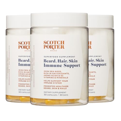 blended vitamin & mineral supplements for beard growth
