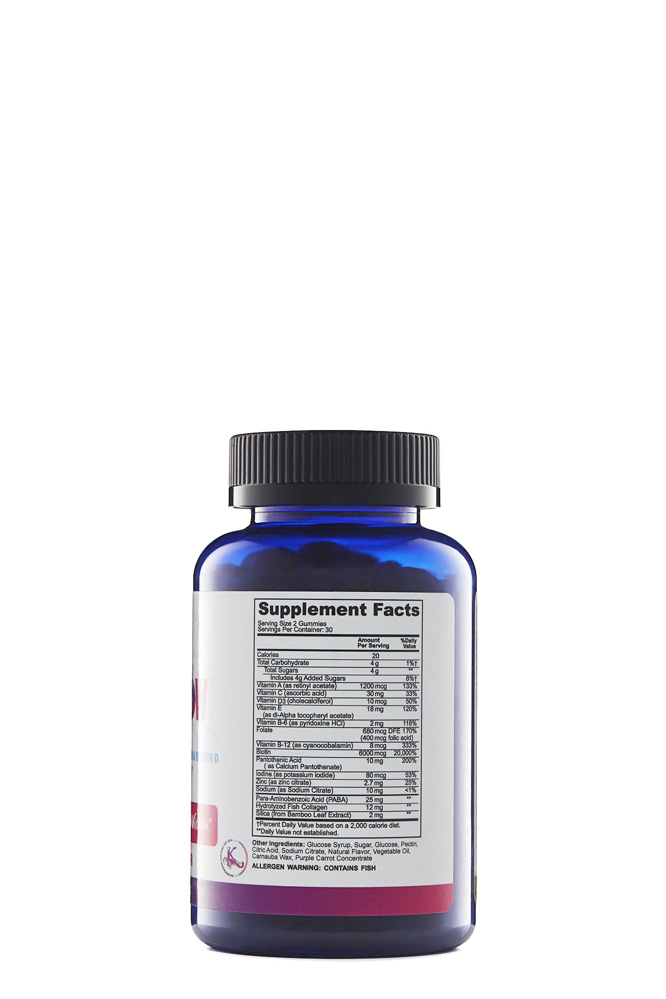 Blended vitamin & mineral supplements for beauty