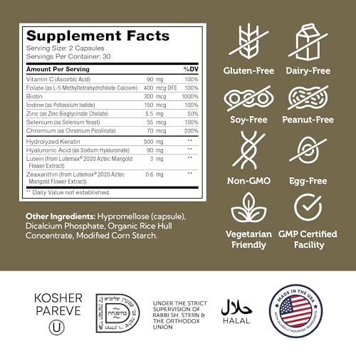 blended vitamin & mineral supplements for beauty
