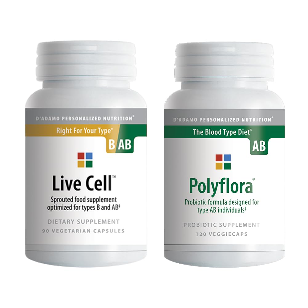 blended vitamin & mineral supplements for blood type AB