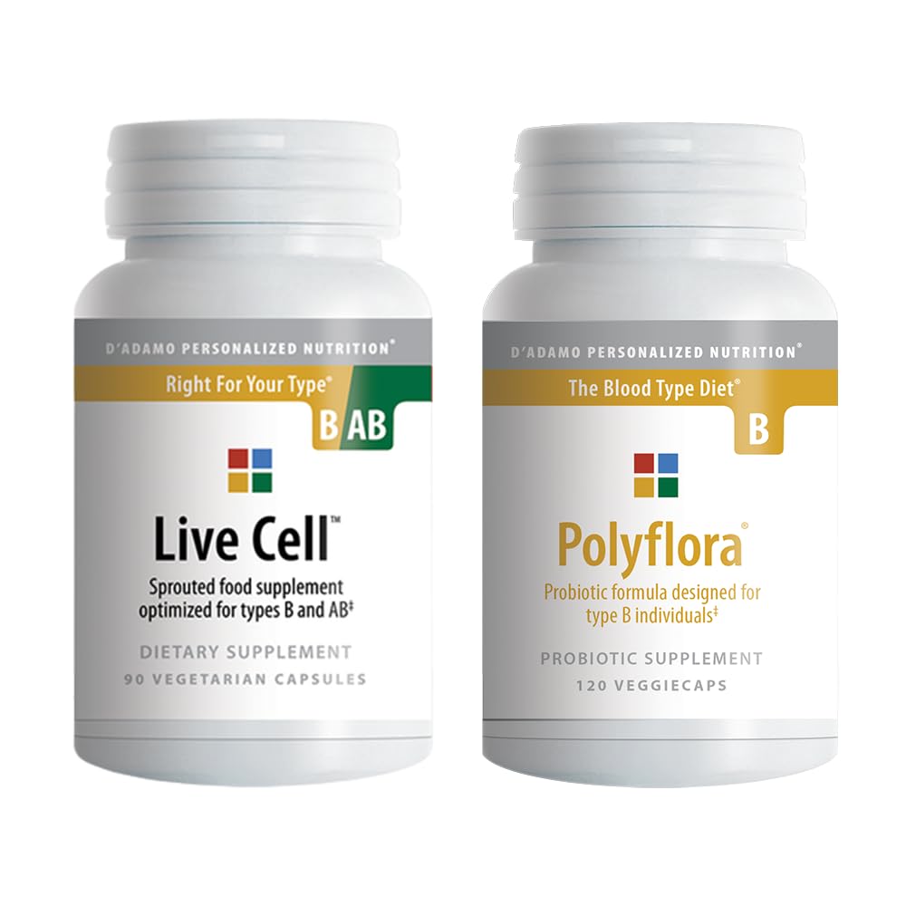 blended vitamin & mineral supplements for blood type B