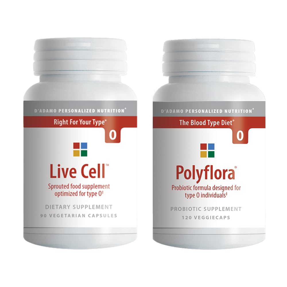 blended vitamin & mineral supplements for blood type O