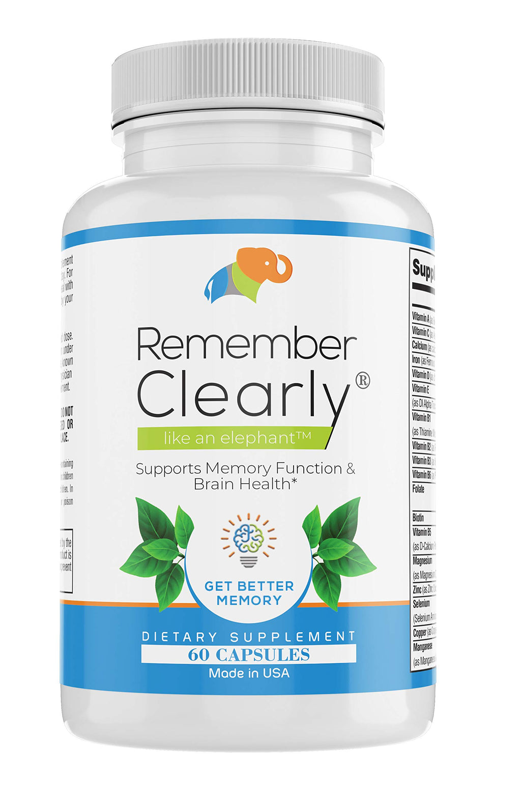 blended vitamin & mineral supplements for brain health