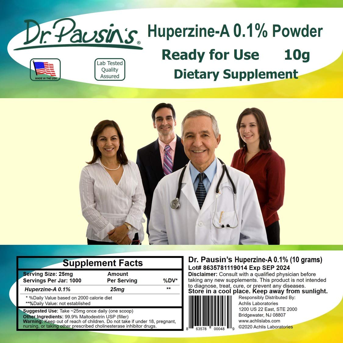 Blended vitamin & mineral supplements for brain health