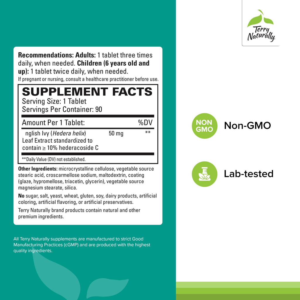 Blended vitamin & mineral supplements for breathing