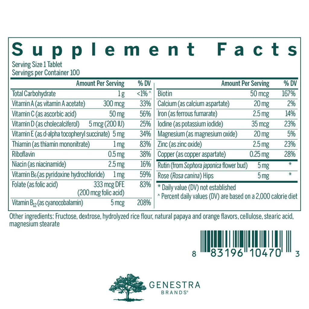 blended vitamin & mineral supplements for children