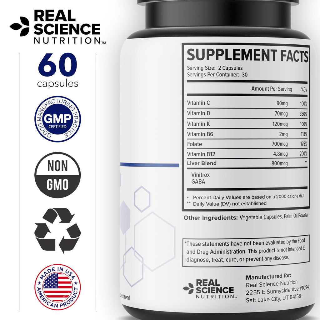 blended vitamin & mineral supplements for clarity
