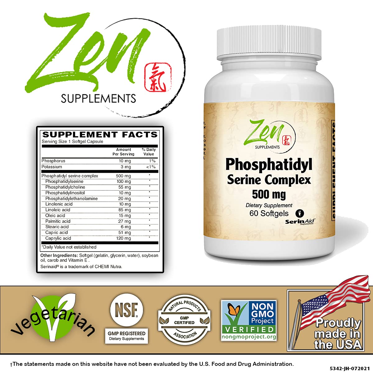 Blended vitamin & mineral supplements for clarity