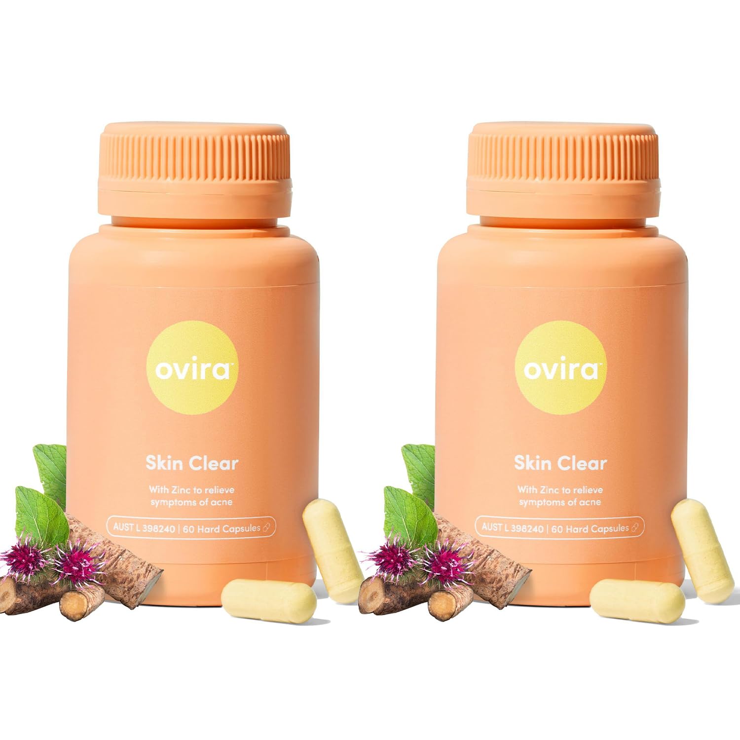 blended vitamin & mineral supplements for clear skin