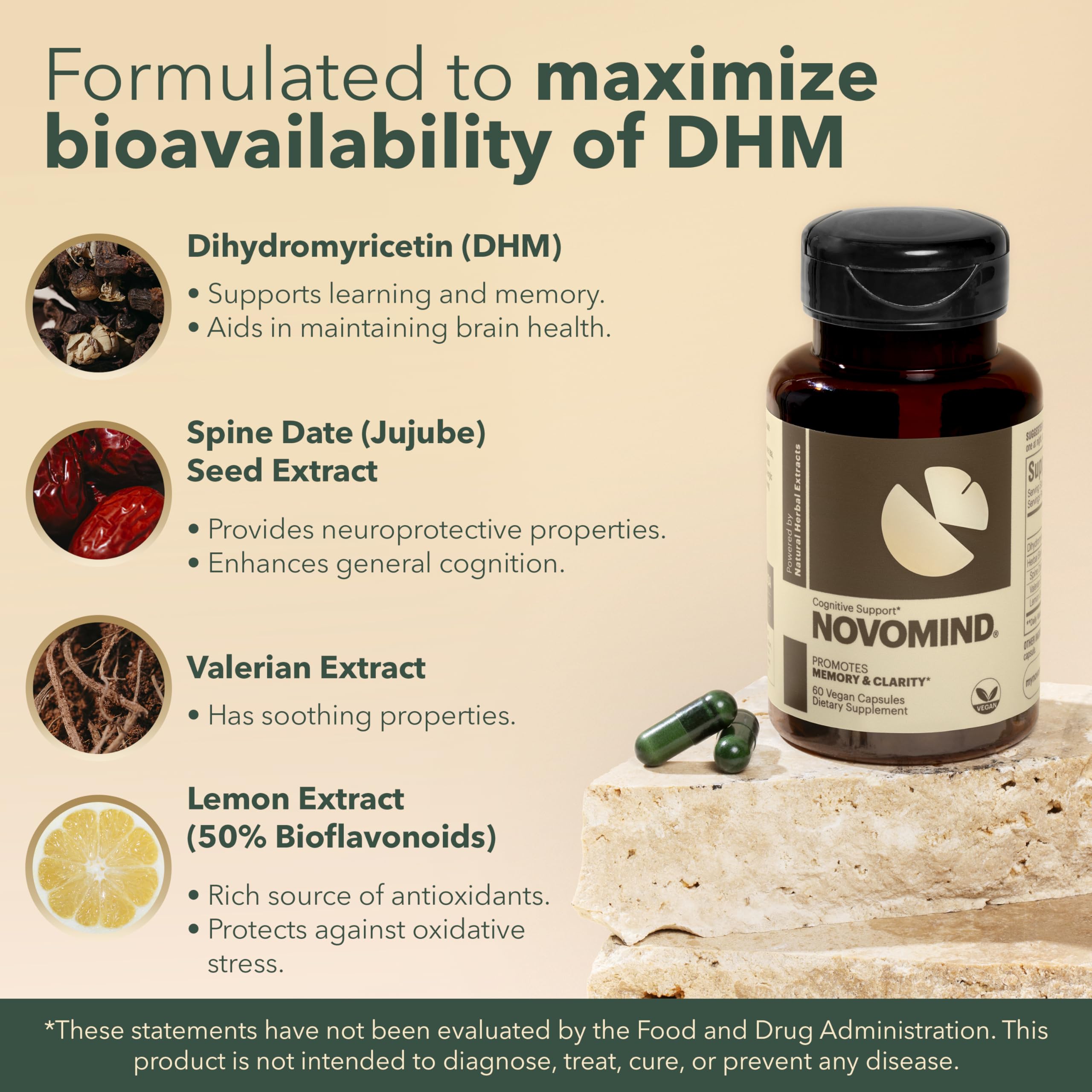 blended vitamin & mineral supplements for cognition