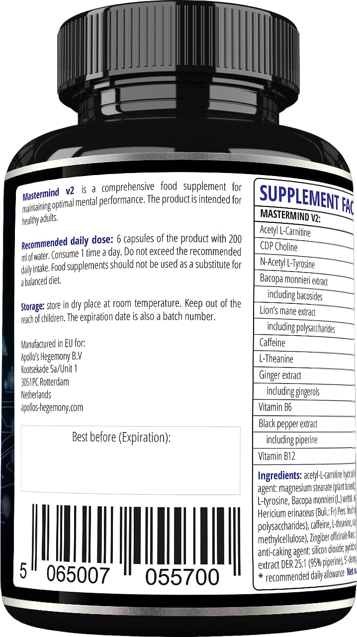 blended vitamin & mineral supplements for cognition
