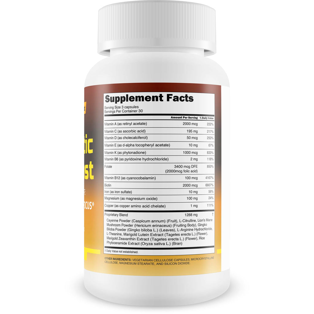 blended vitamin & mineral supplements for energy boost