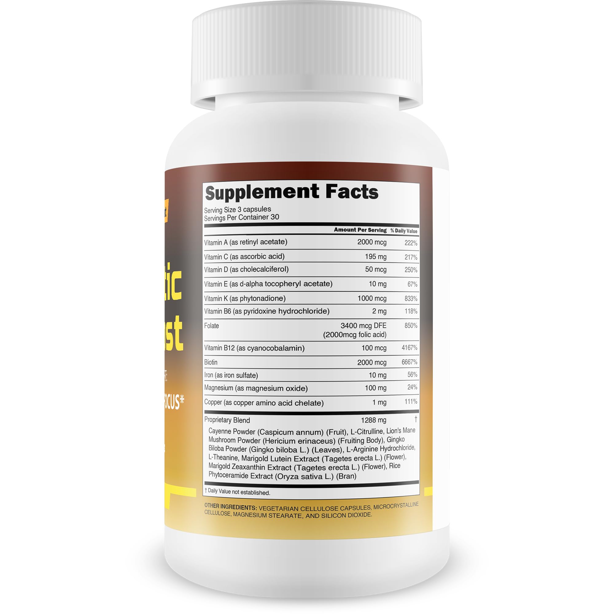 blended vitamin & mineral supplements for energy boost