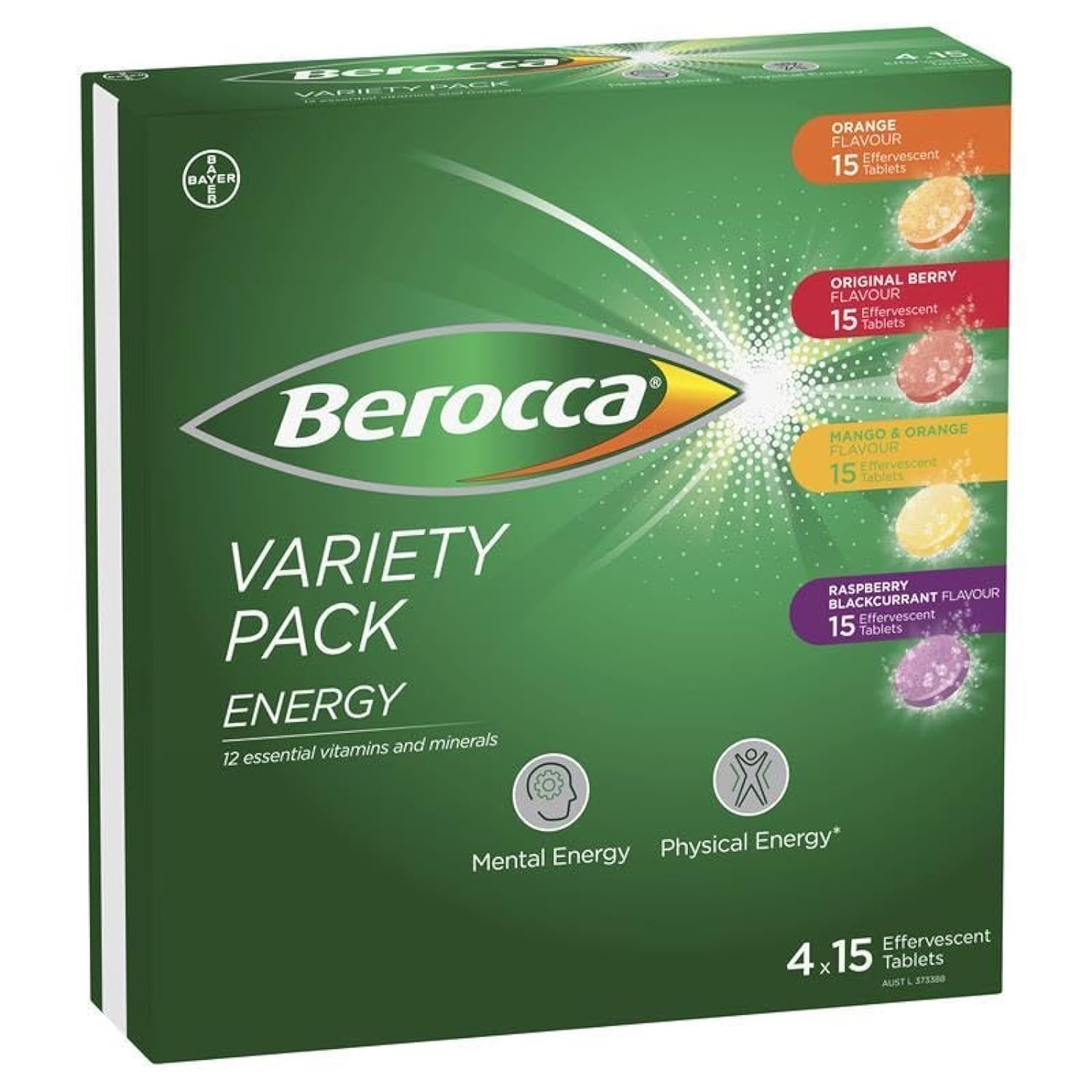 blended vitamin & mineral supplements for energy