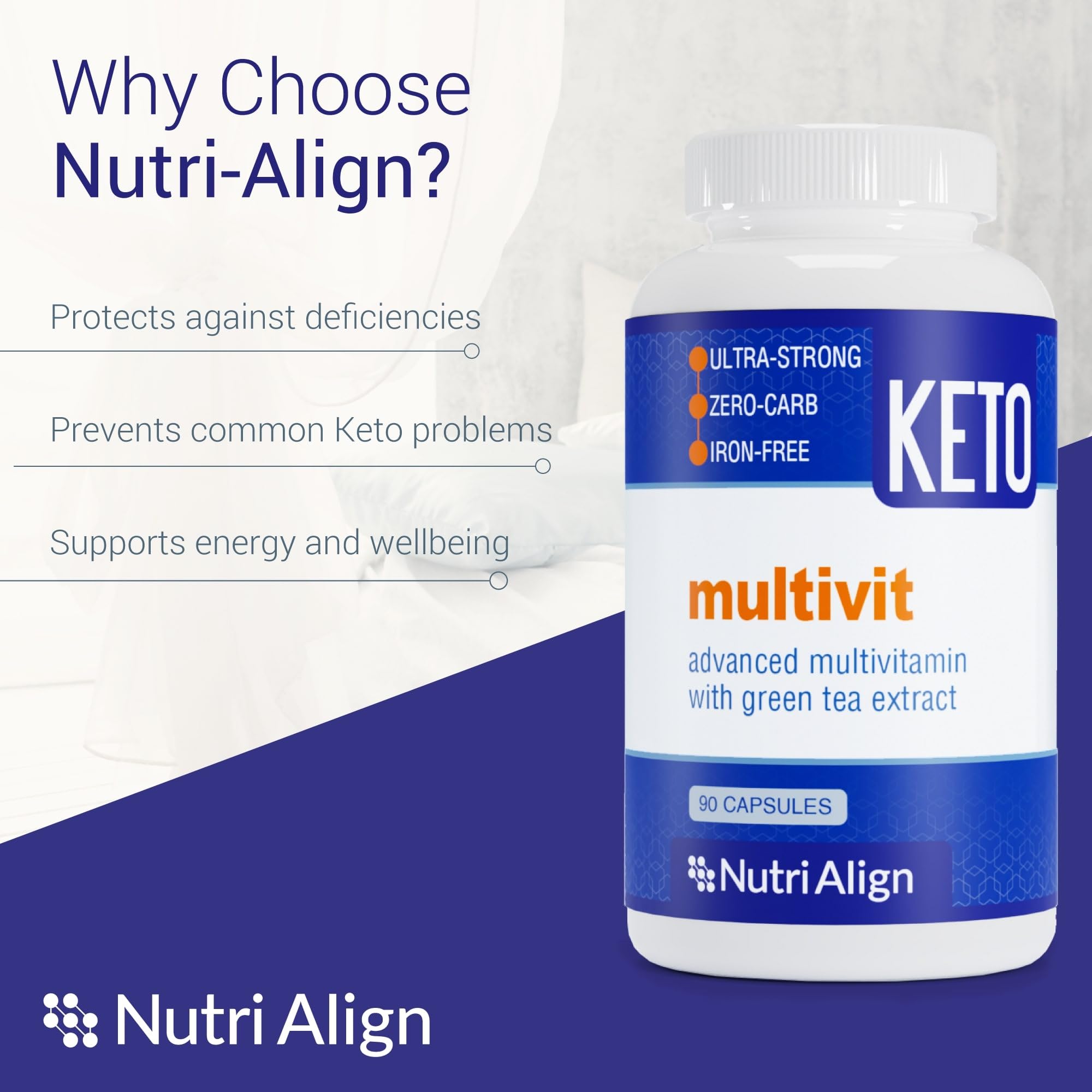 Blended vitamin & mineral supplements for energy