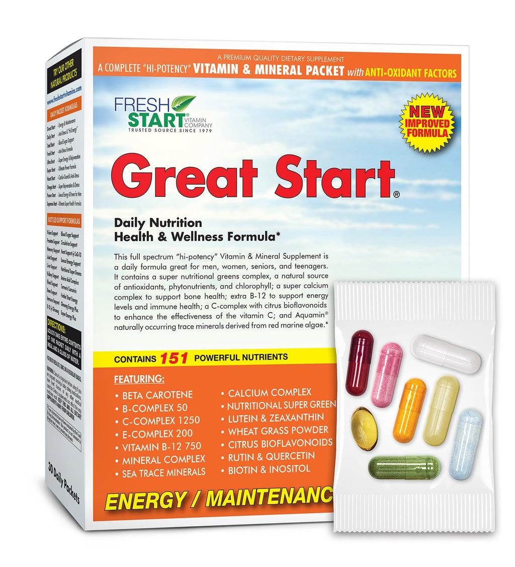 blended vitamin & mineral supplements for energy