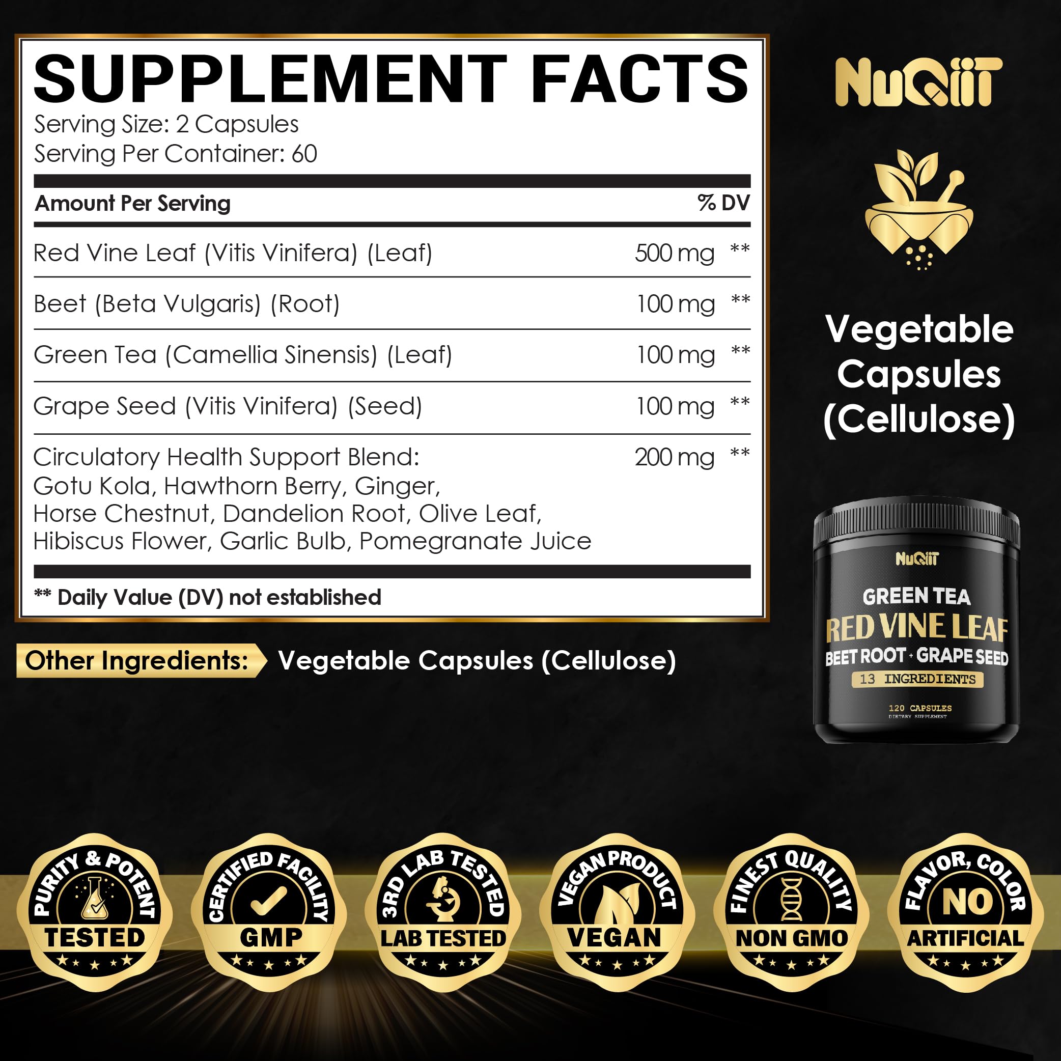 blended vitamin & mineral supplements for energy