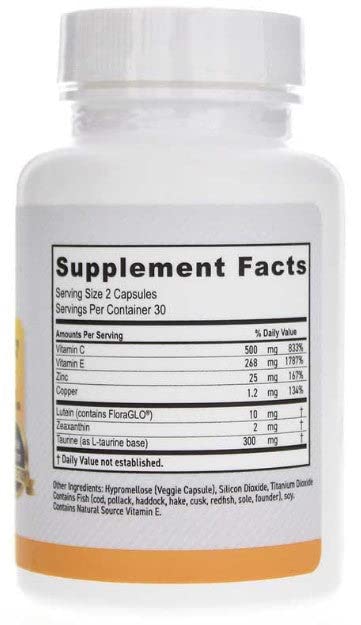 blended vitamin & mineral supplements for eye health