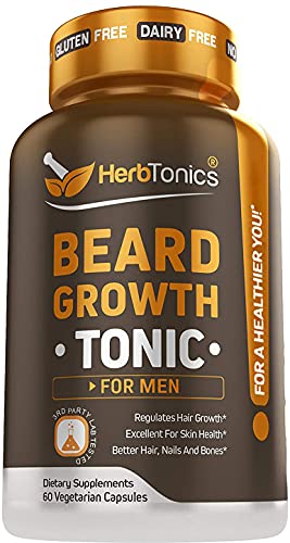 blended vitamin & mineral supplements for facial hair