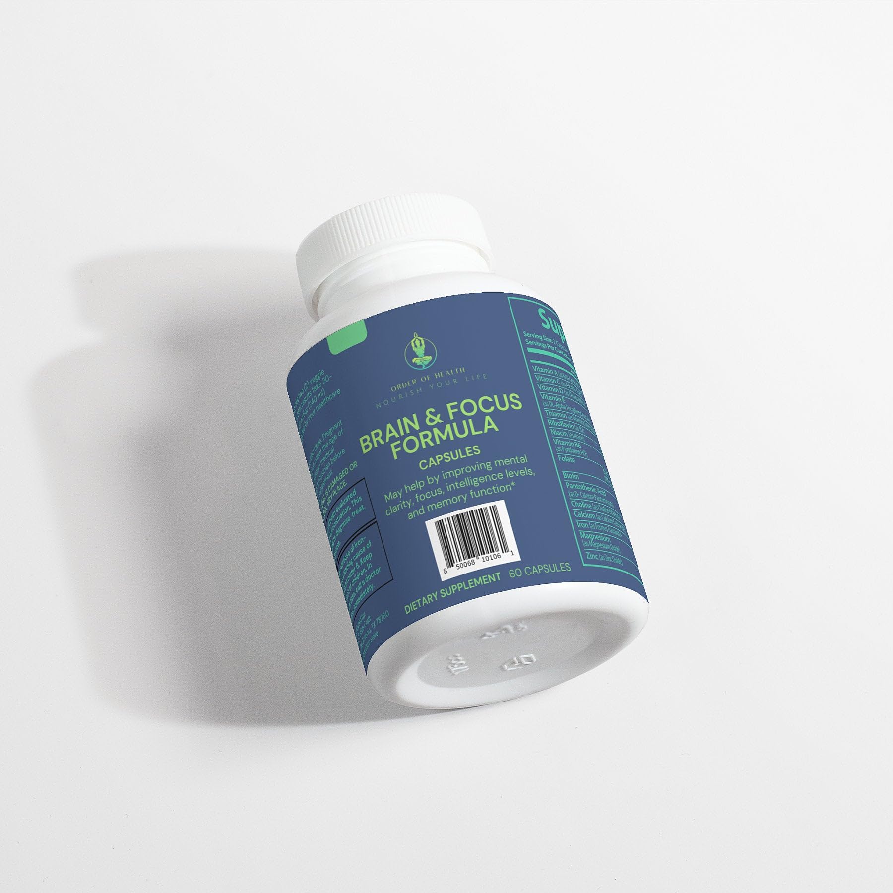 blended vitamin & mineral supplements for focus