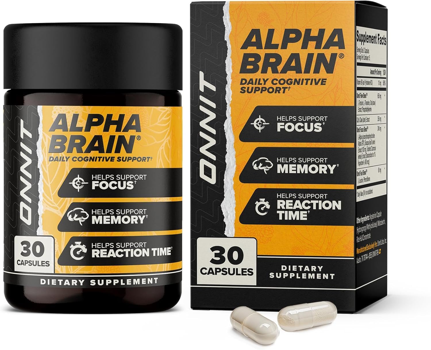 blended vitamin & mineral supplements for focus