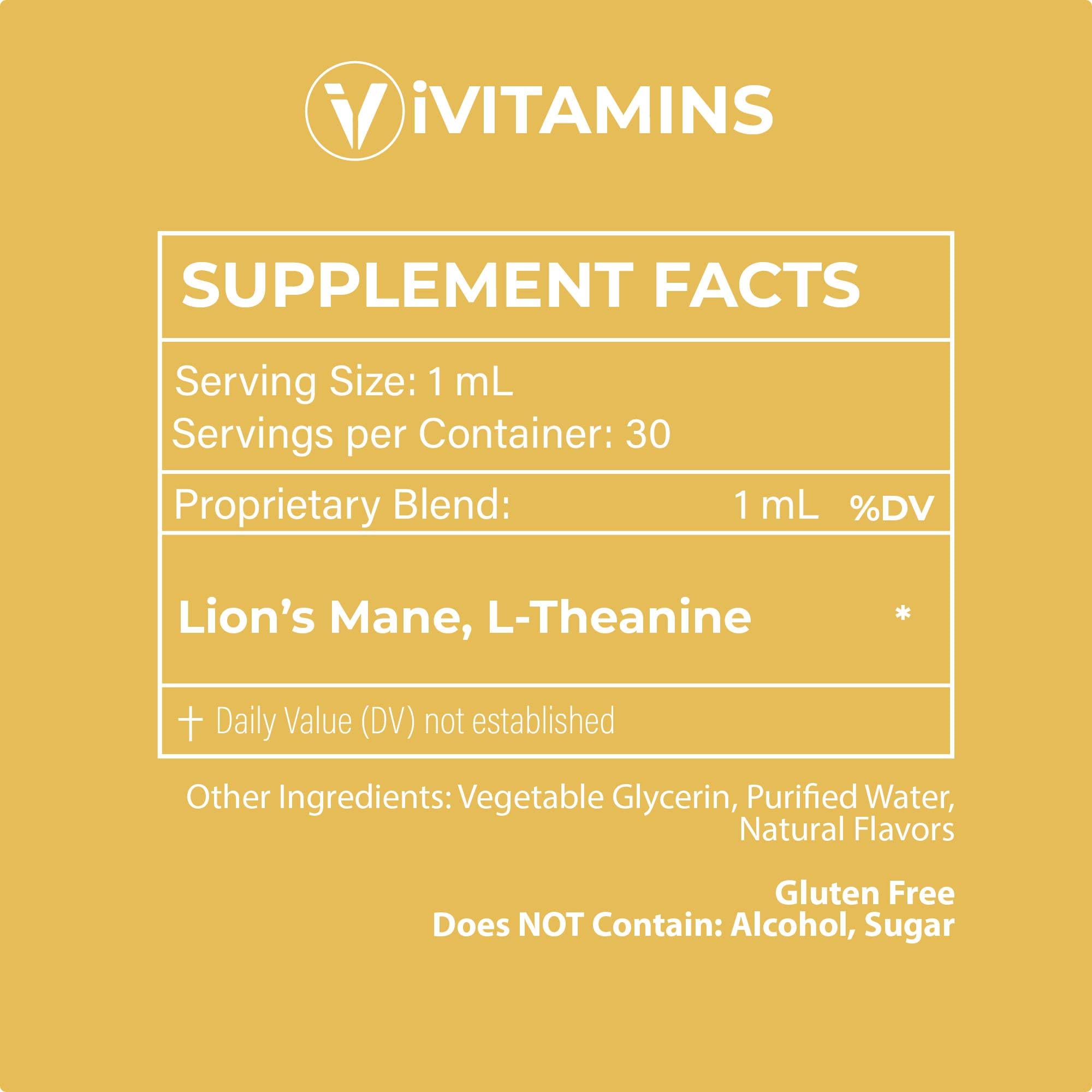 blended vitamin & mineral supplements for focus