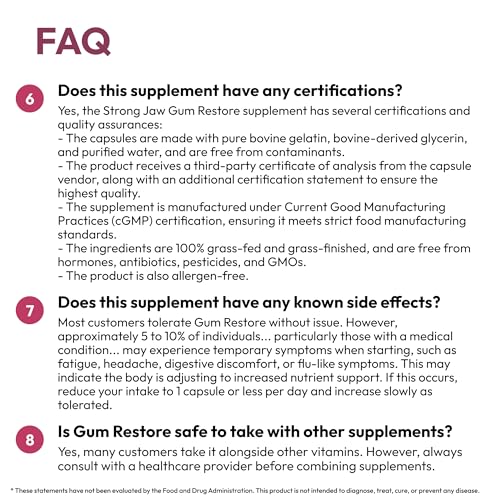 blended vitamin & mineral supplements for gums
