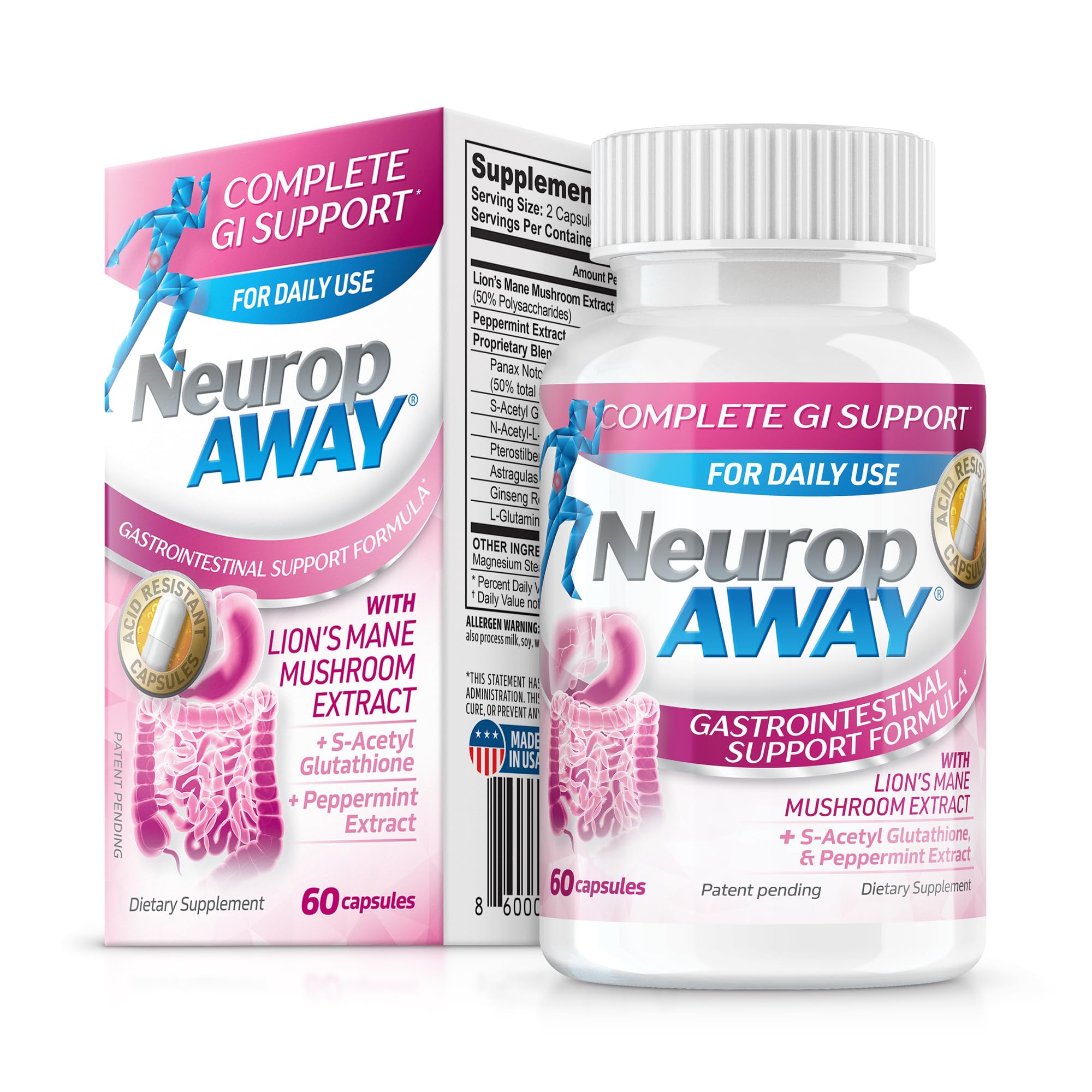 blended vitamin & mineral supplements for gut health