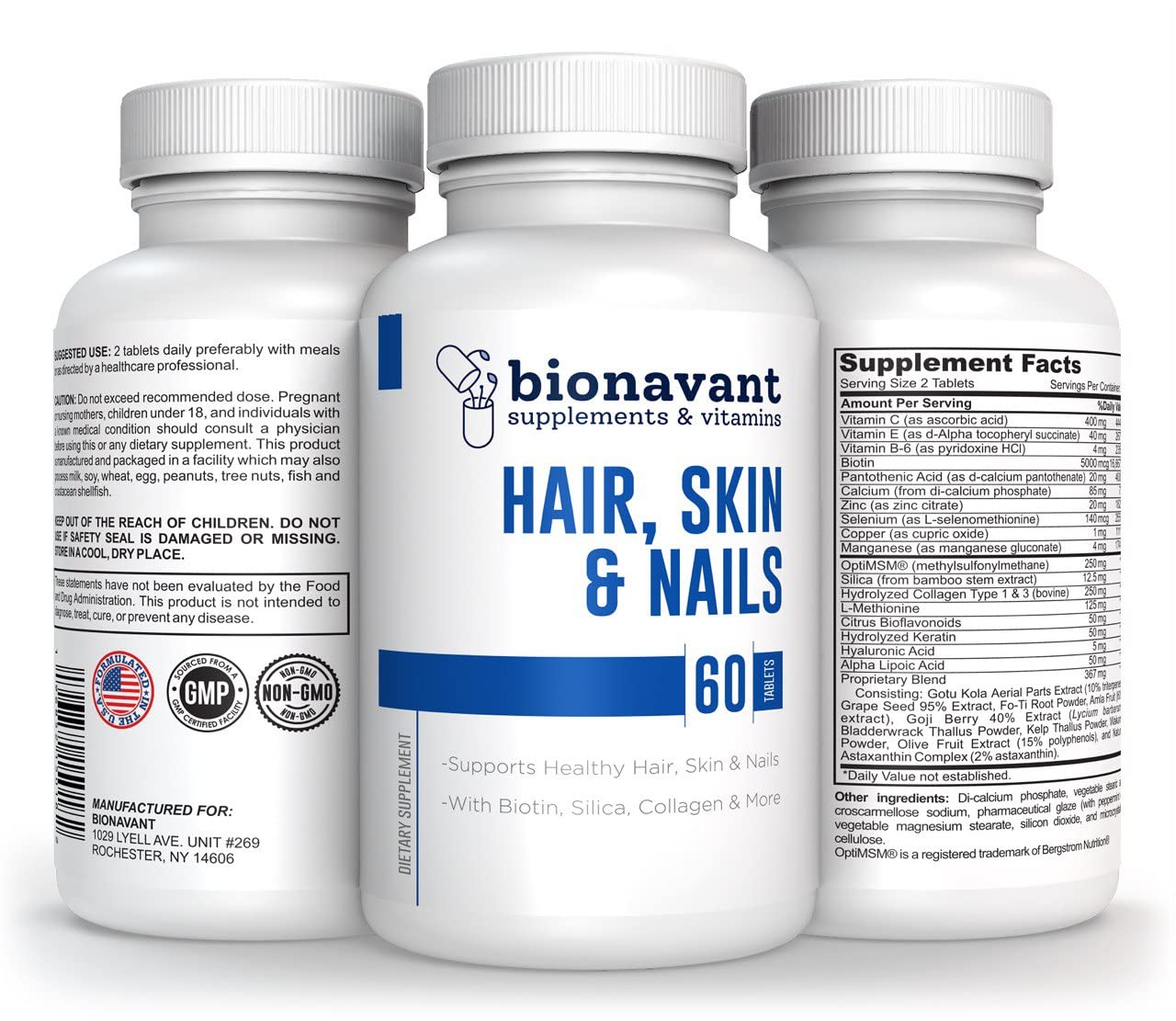 blended vitamin & mineral supplements for hair