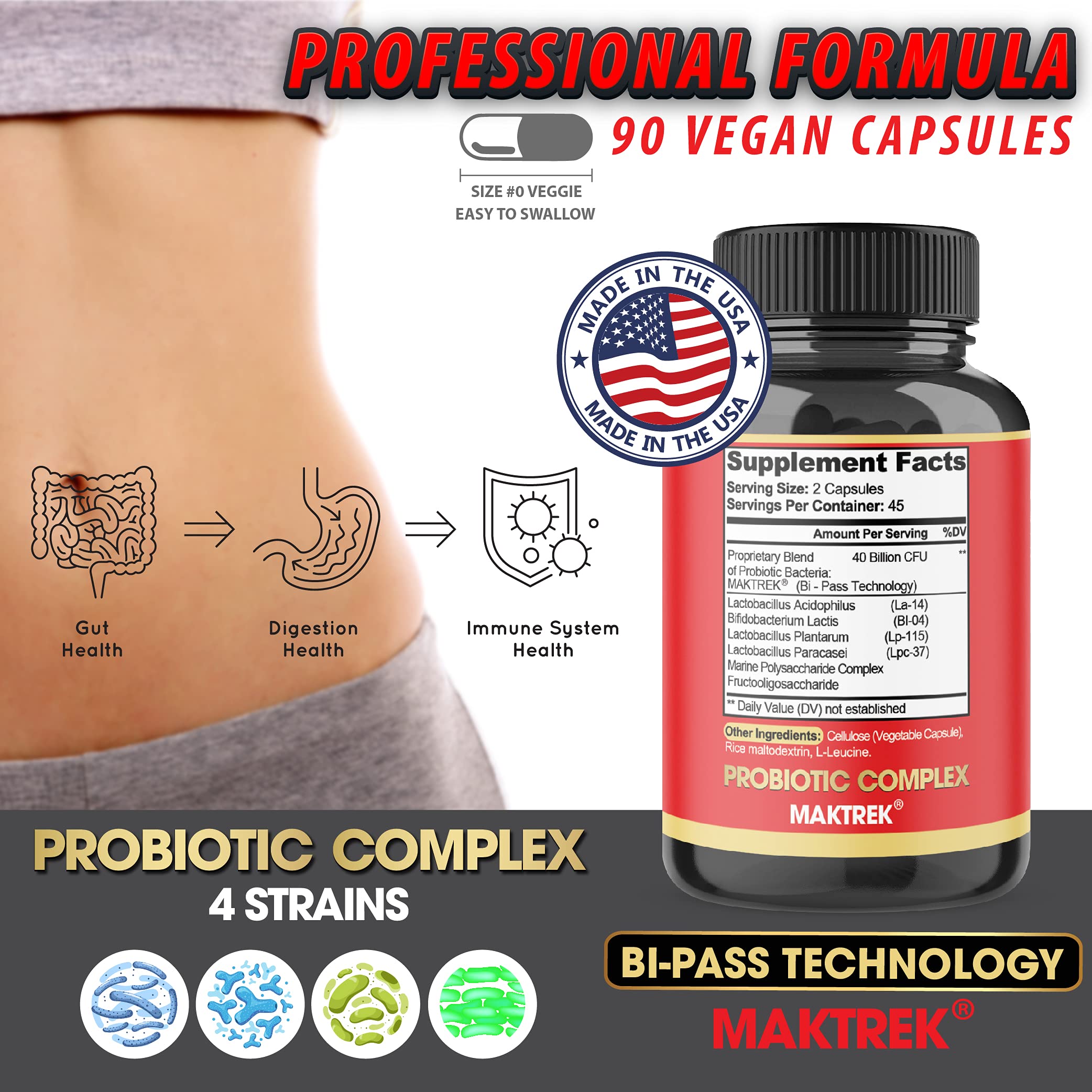 Blended vitamin & mineral supplements for health