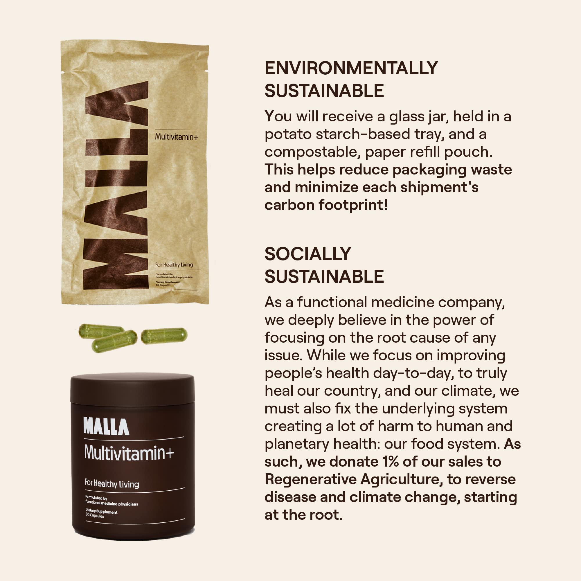 Blended vitamin & mineral supplements for healthy aging