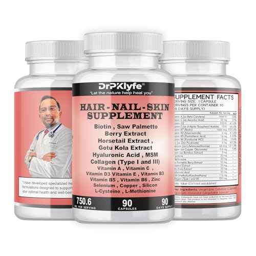 blended vitamin & mineral supplements for healthy hair