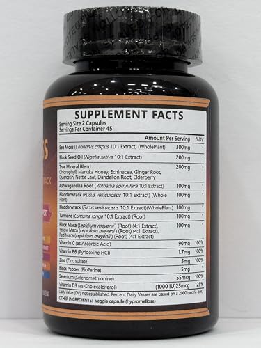 blended vitamin & mineral supplements for immune support